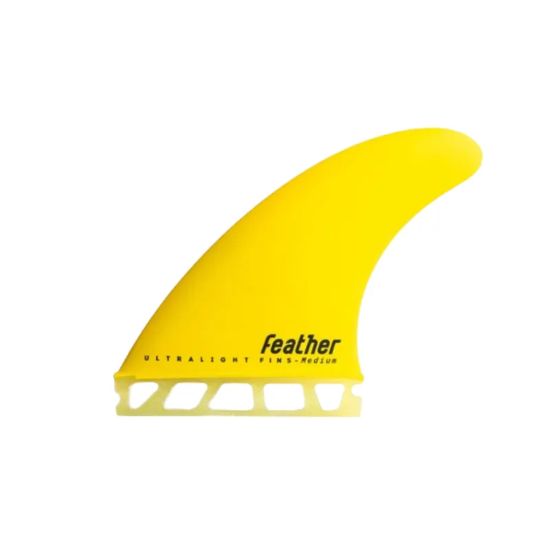 Feather Fins Ultralite Single Tab in Yellow Small